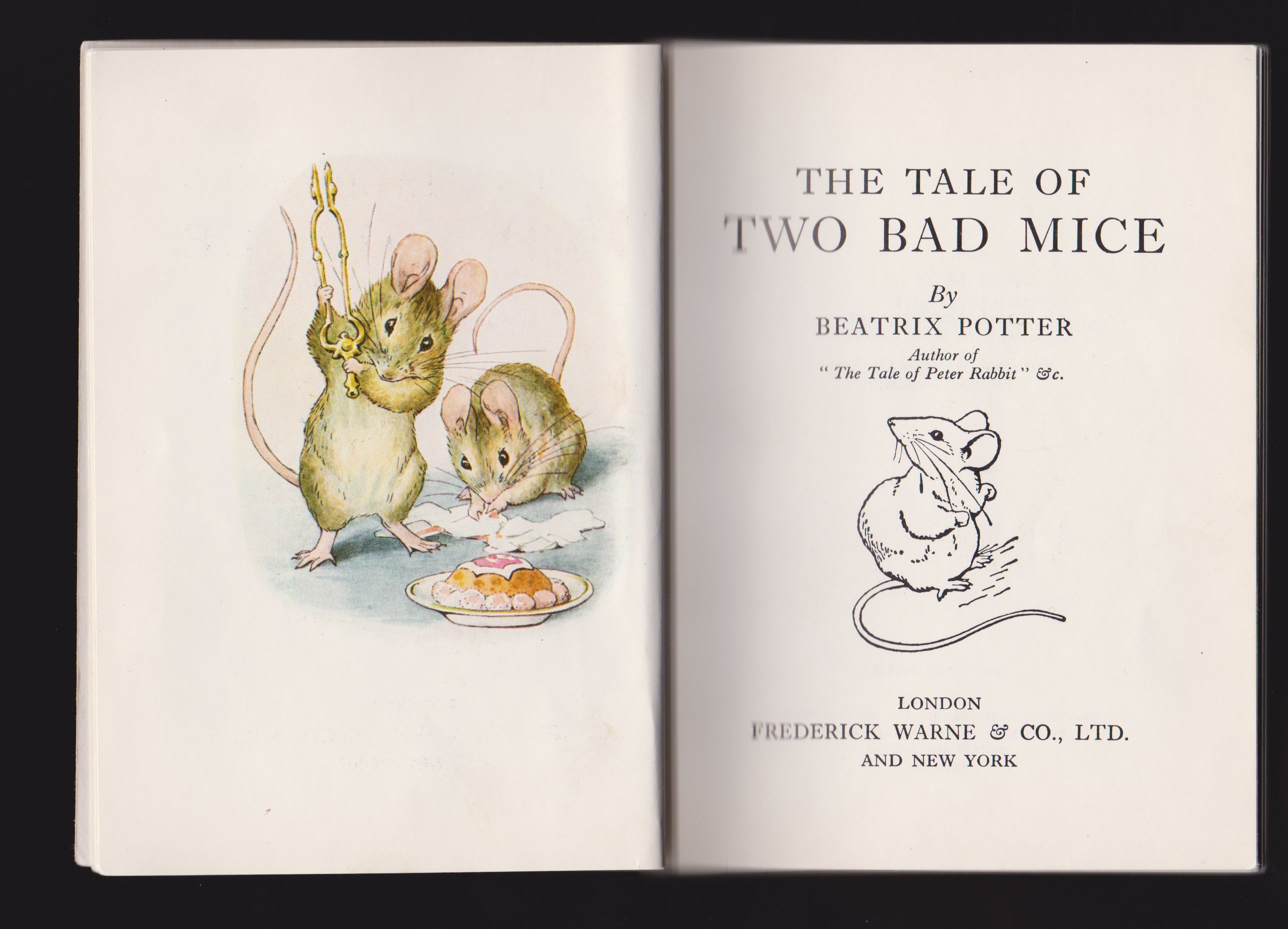The Tale of Two Bad Mice (Peter Rabbit Series #5) by Beatrix Potter ...