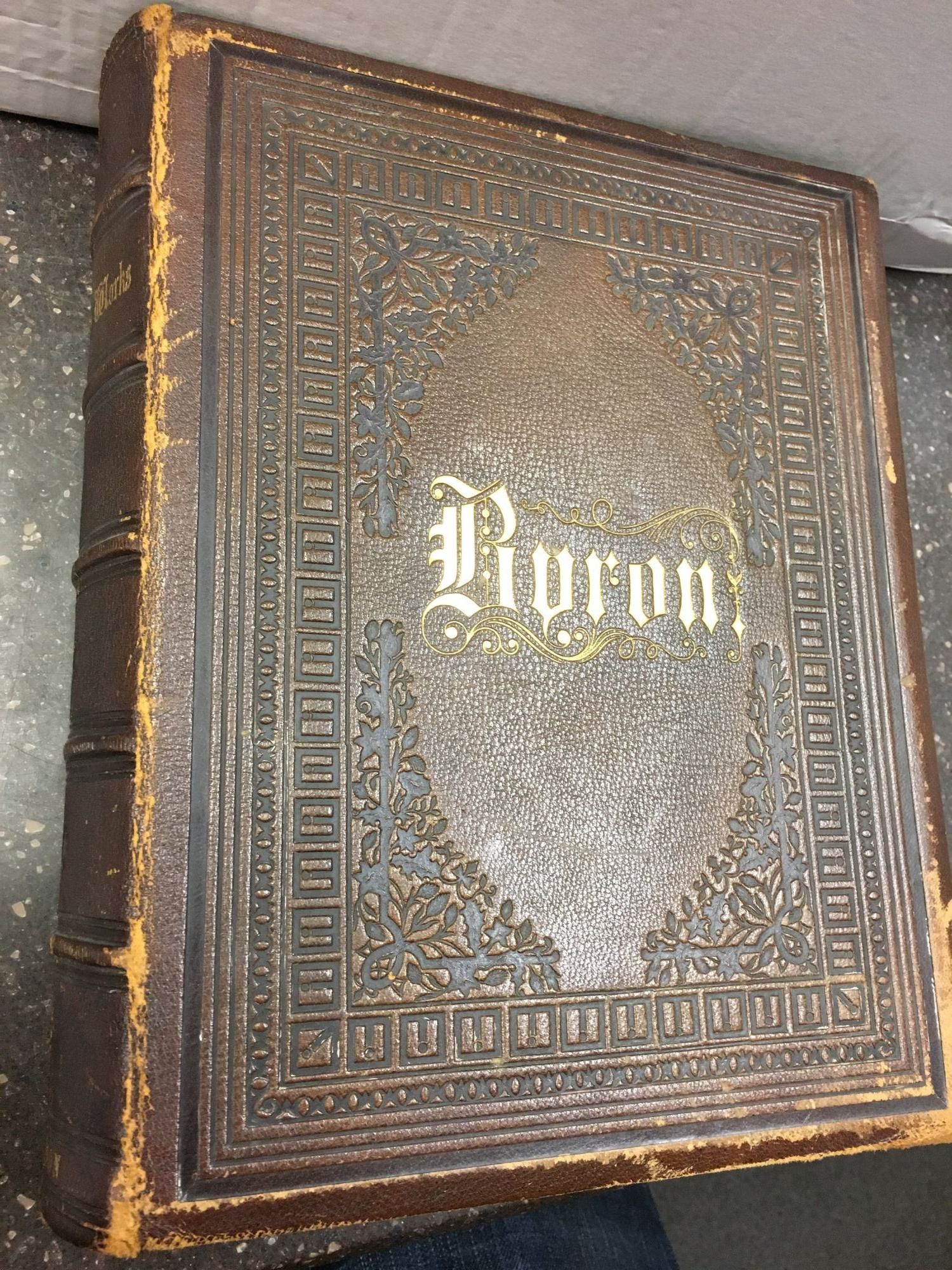 THE POETICAL WORKS OF LORD BYRON by Thomas [explanatory notes and a ...