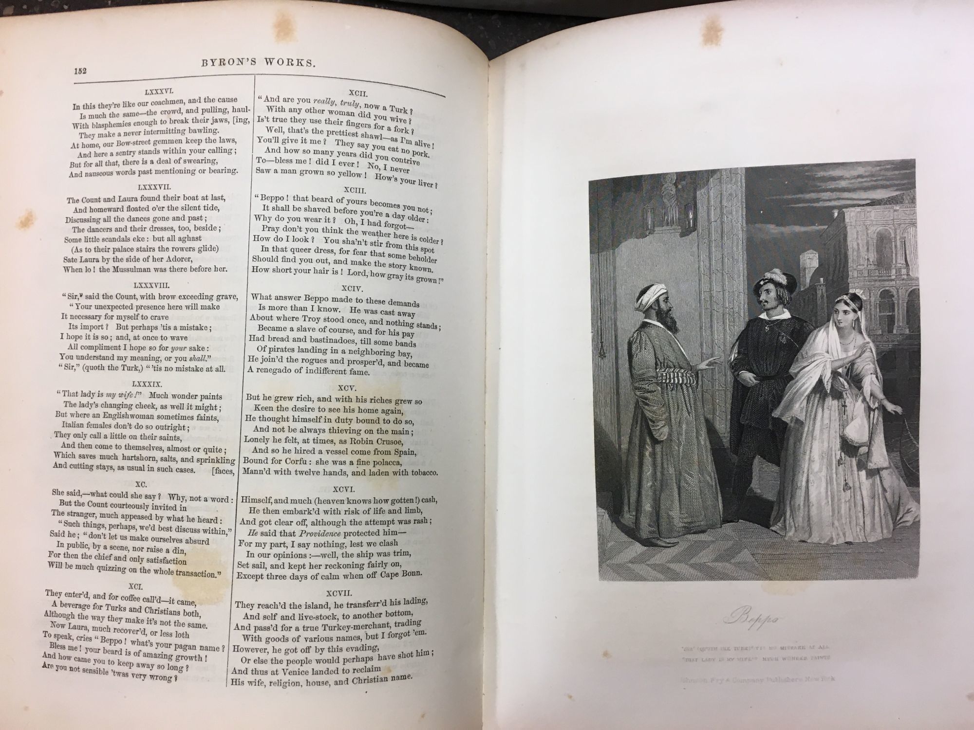 THE POETICAL WORKS OF LORD BYRON by Thomas [explanatory notes and a ...