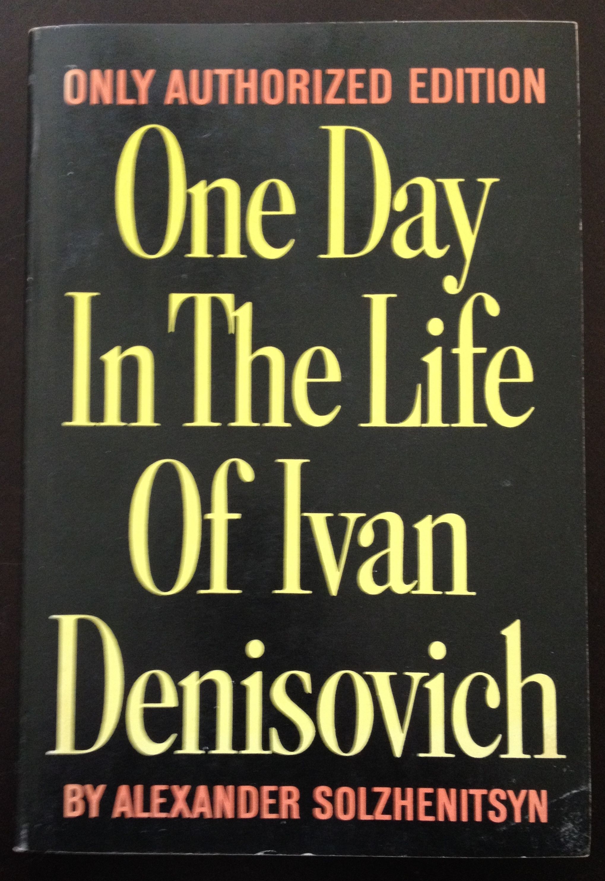 One Day In The Life Of Ivan Denisovich