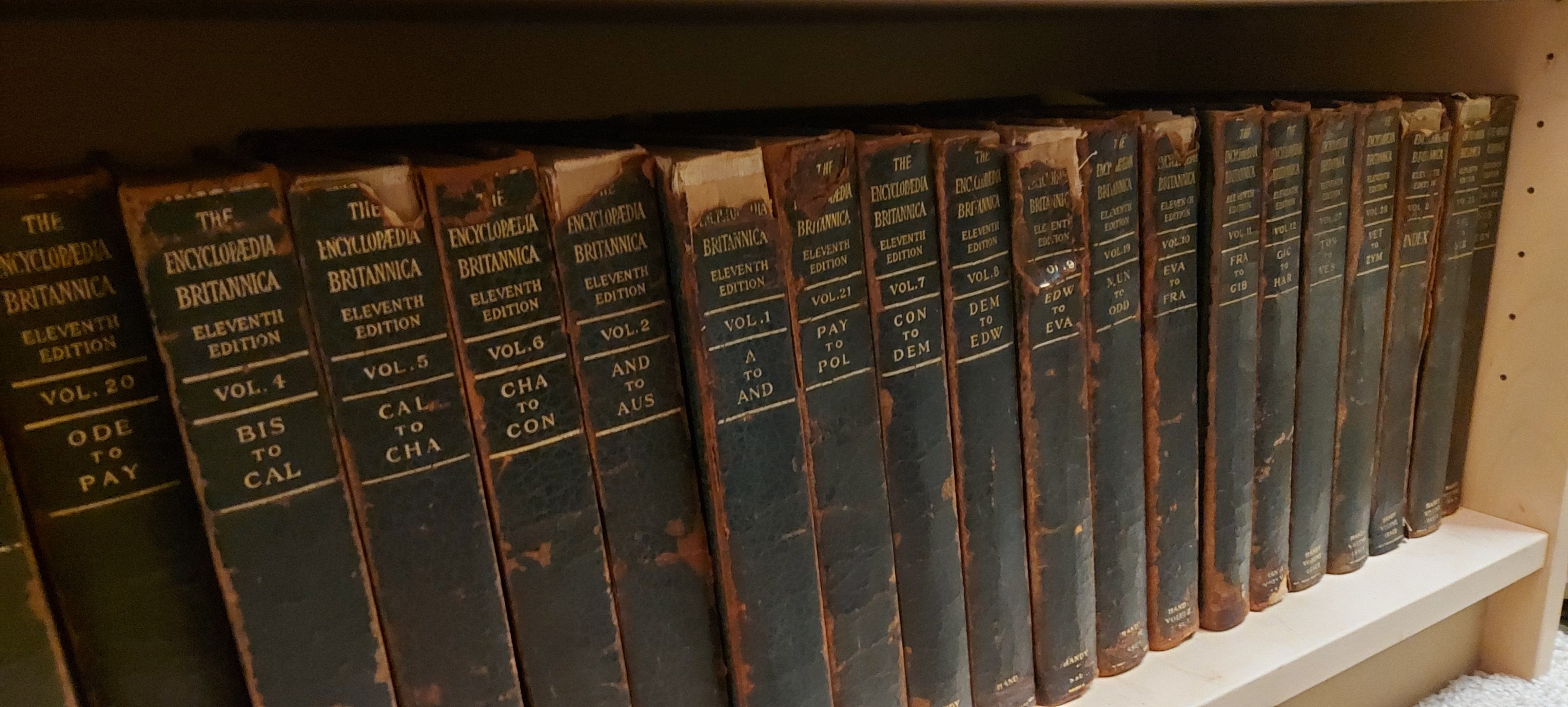 The Encyclopaedia Britannica, 11Th Edition, Handy Volume Issue, 29 ...