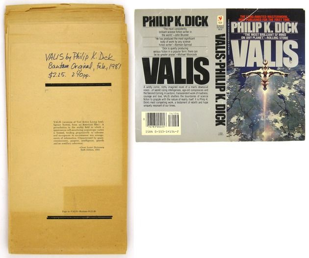 BIBLIO | Galley Sheets for VALIS by DICK, Philip K | No Binding | 1980