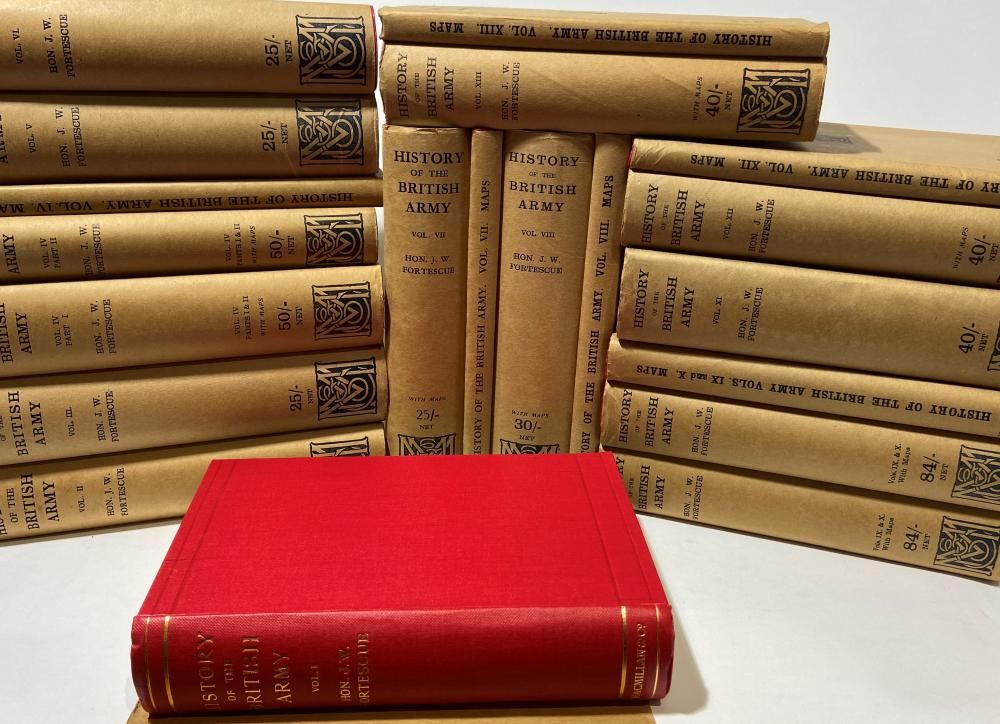 A History of the British Army [complete in 20 vols. & dust jackets] by ...