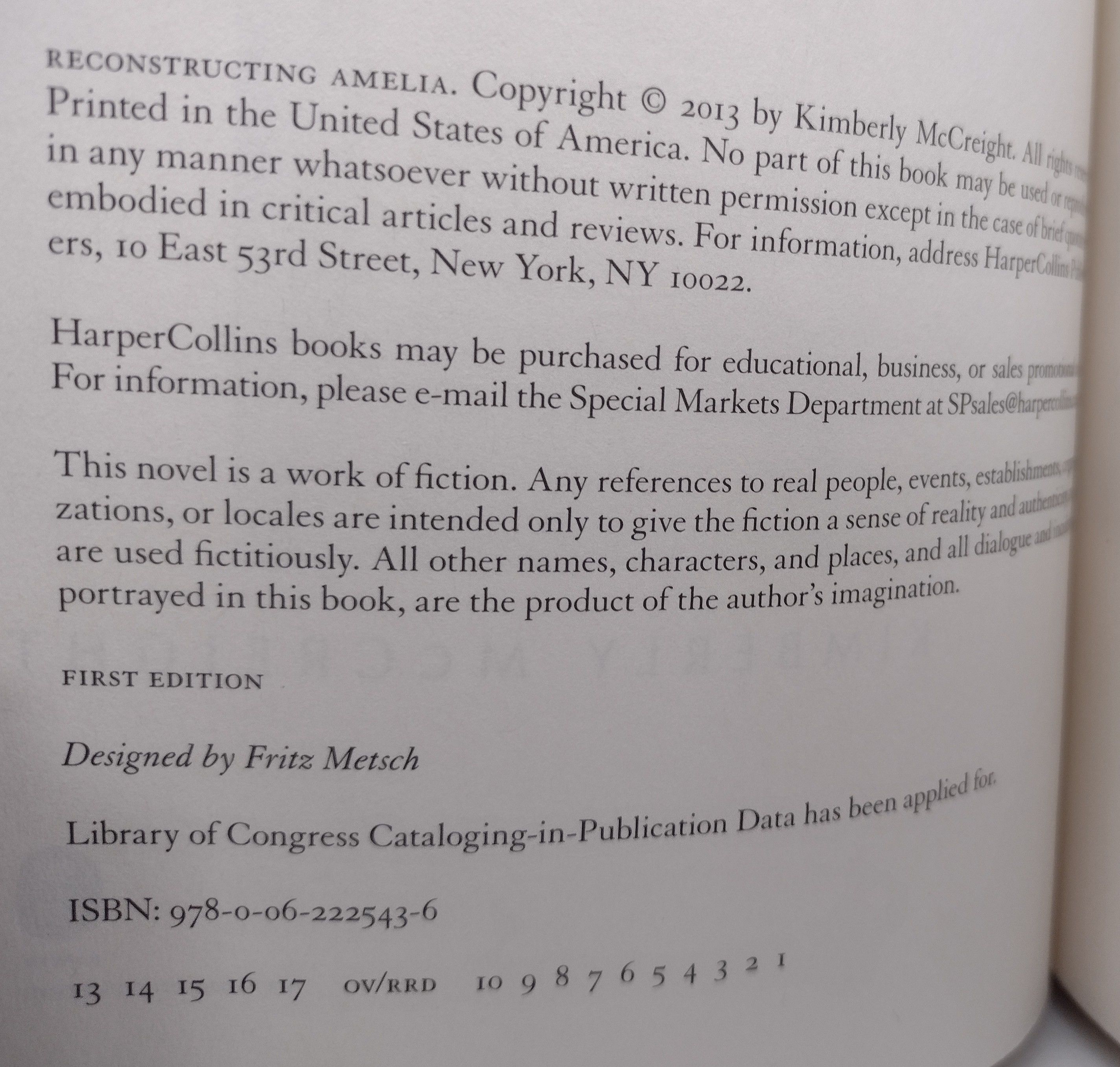 Reconstructing Amelia Movie