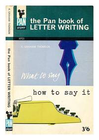 The Pan Book of Letter Writing by Kenneth Graham Thomson - Paperback ...