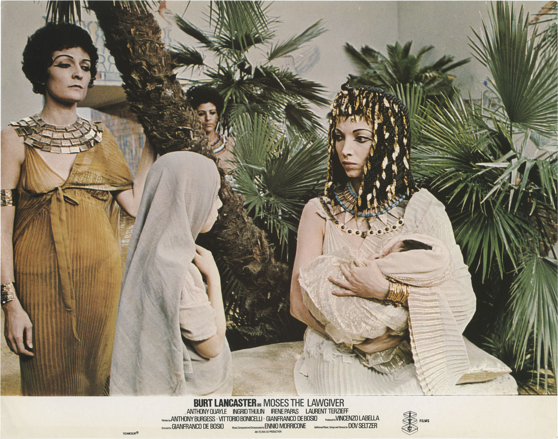 Moses the Lawgiver (Seven British lobby cards for the 1974 film) by ...