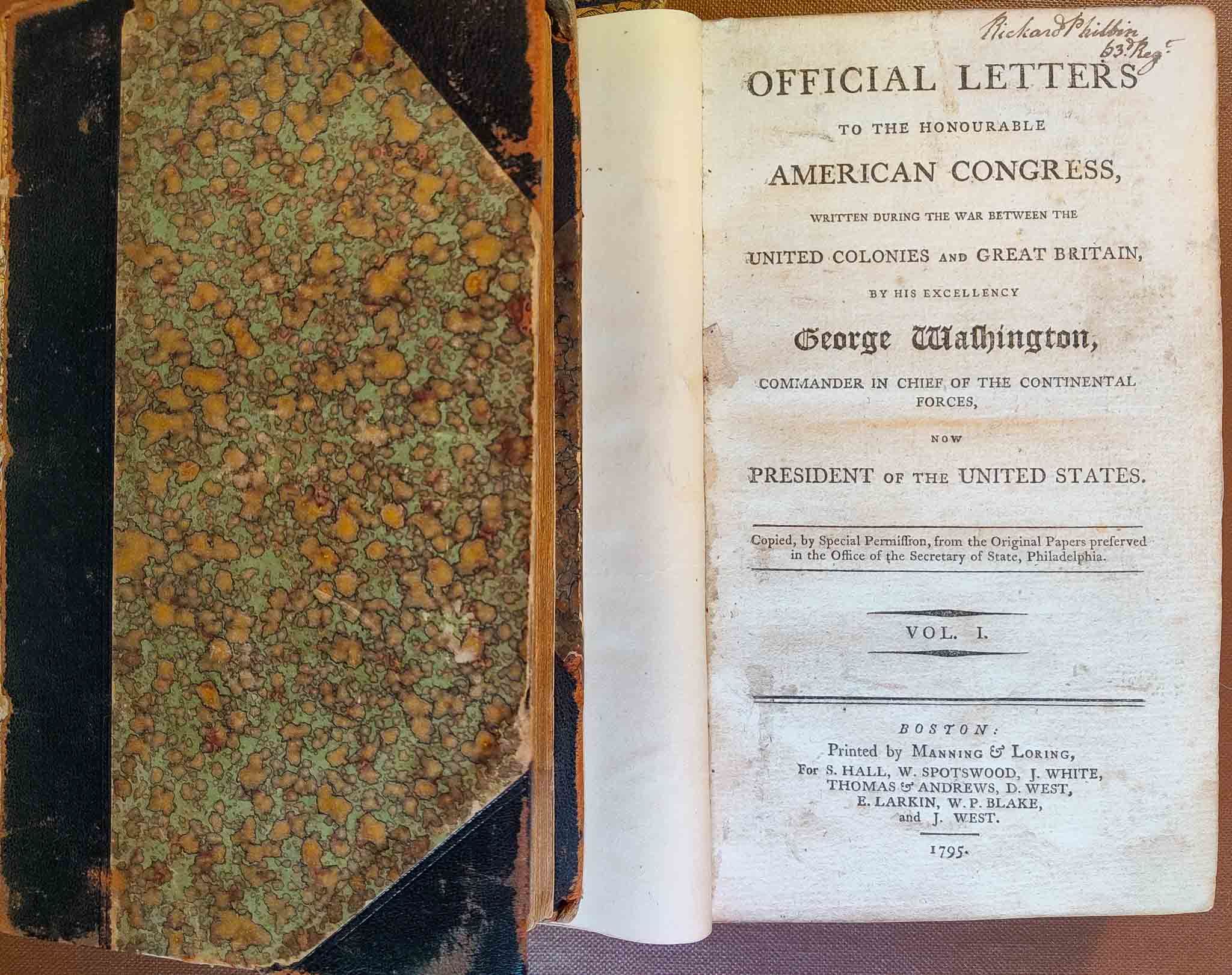 Official letters to the Honourable American Congress by Washington ...