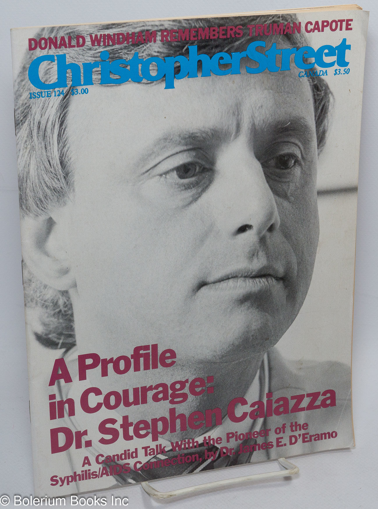 Christopher Street: vol. 11, #4, whole issue #124, June 1988; Dr ...