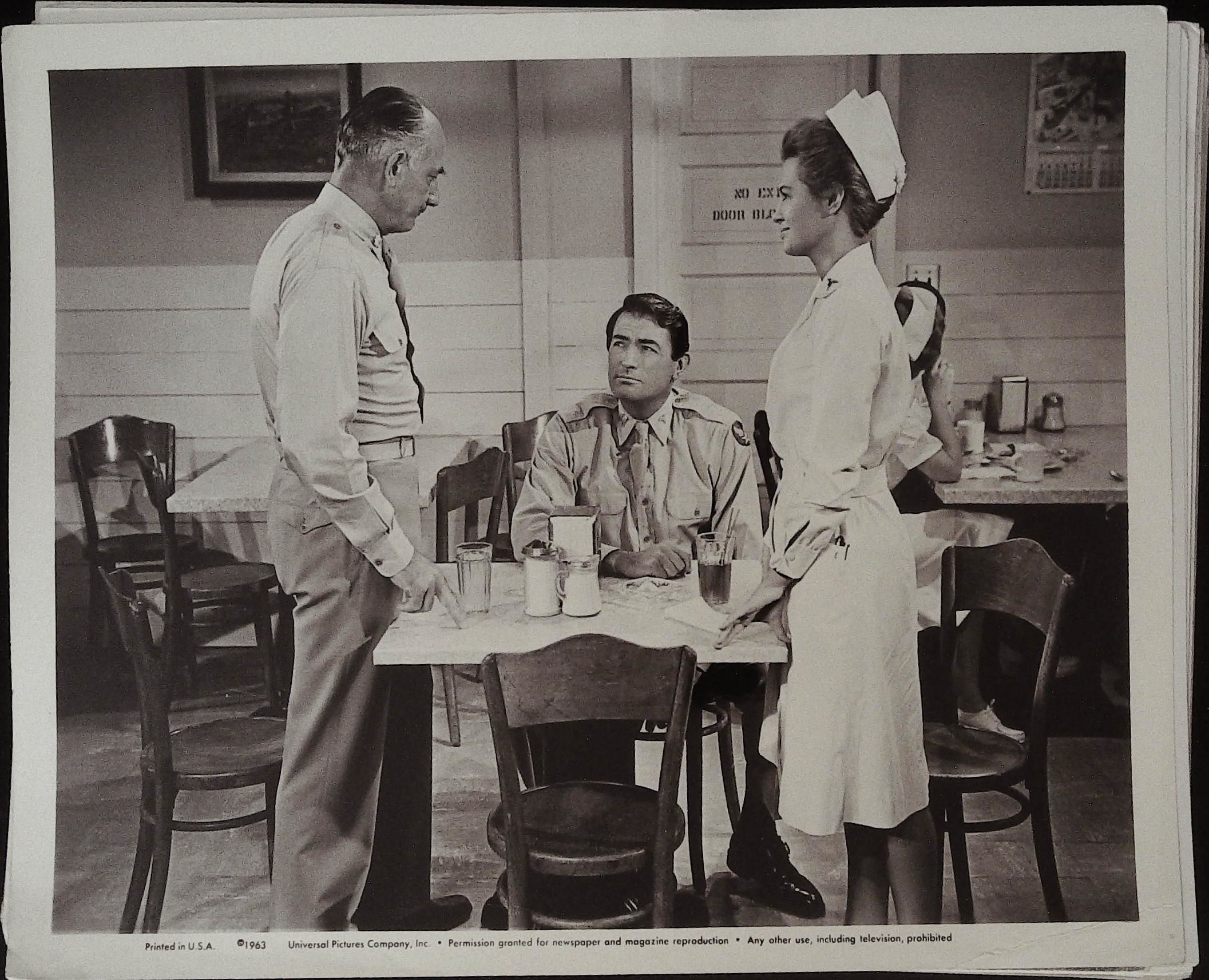 Captain Newman M.D. 8 X 10 Still1964 Gregory Peck, Angie Dickinson! by ...