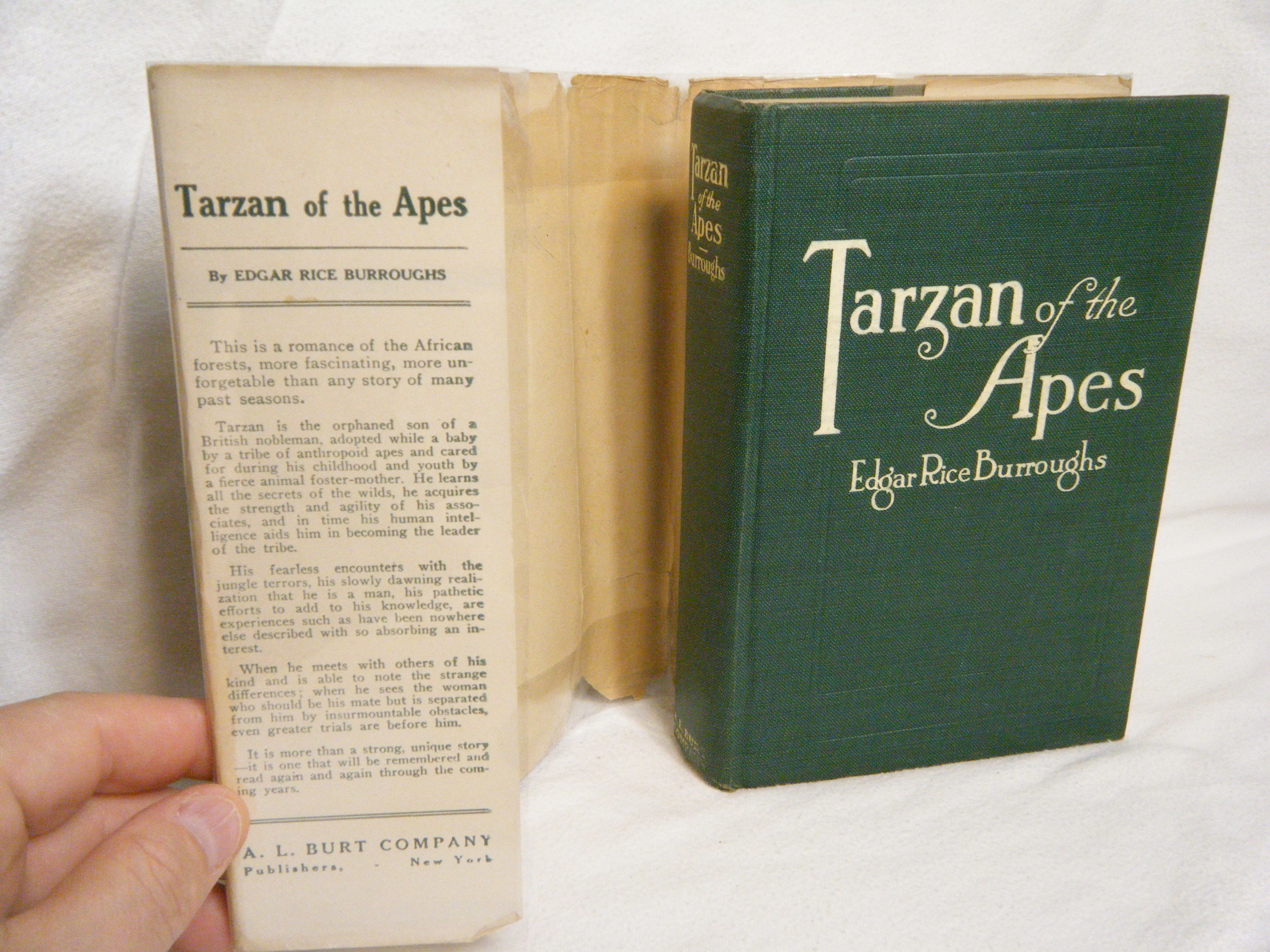 Tarzan of the Apes by Burroughs, Edgar Rice | Hardcover | 1914 | A. L ...