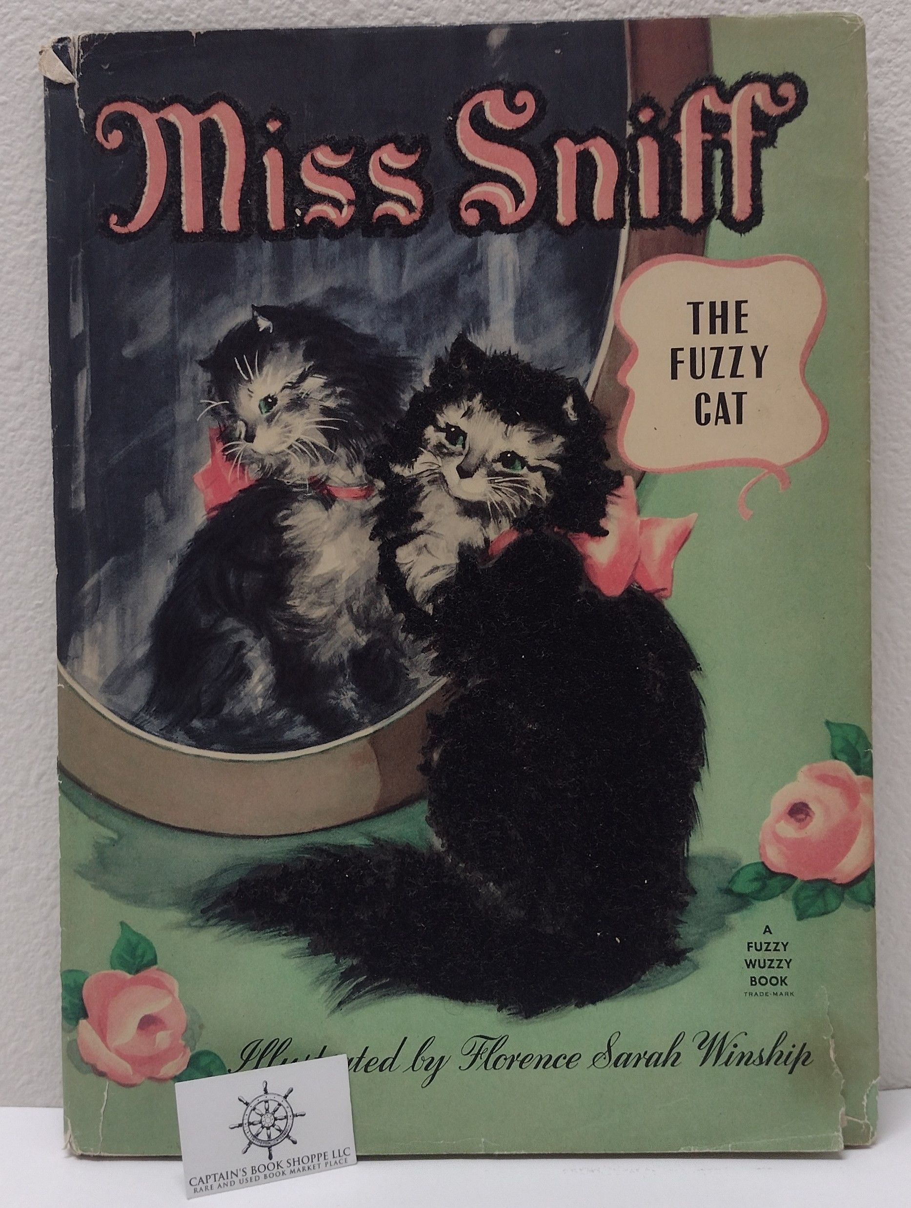 Miss Sniff The Fuzzy Cat by Jane Curry | Hardcover | 1945 | Whitman ...