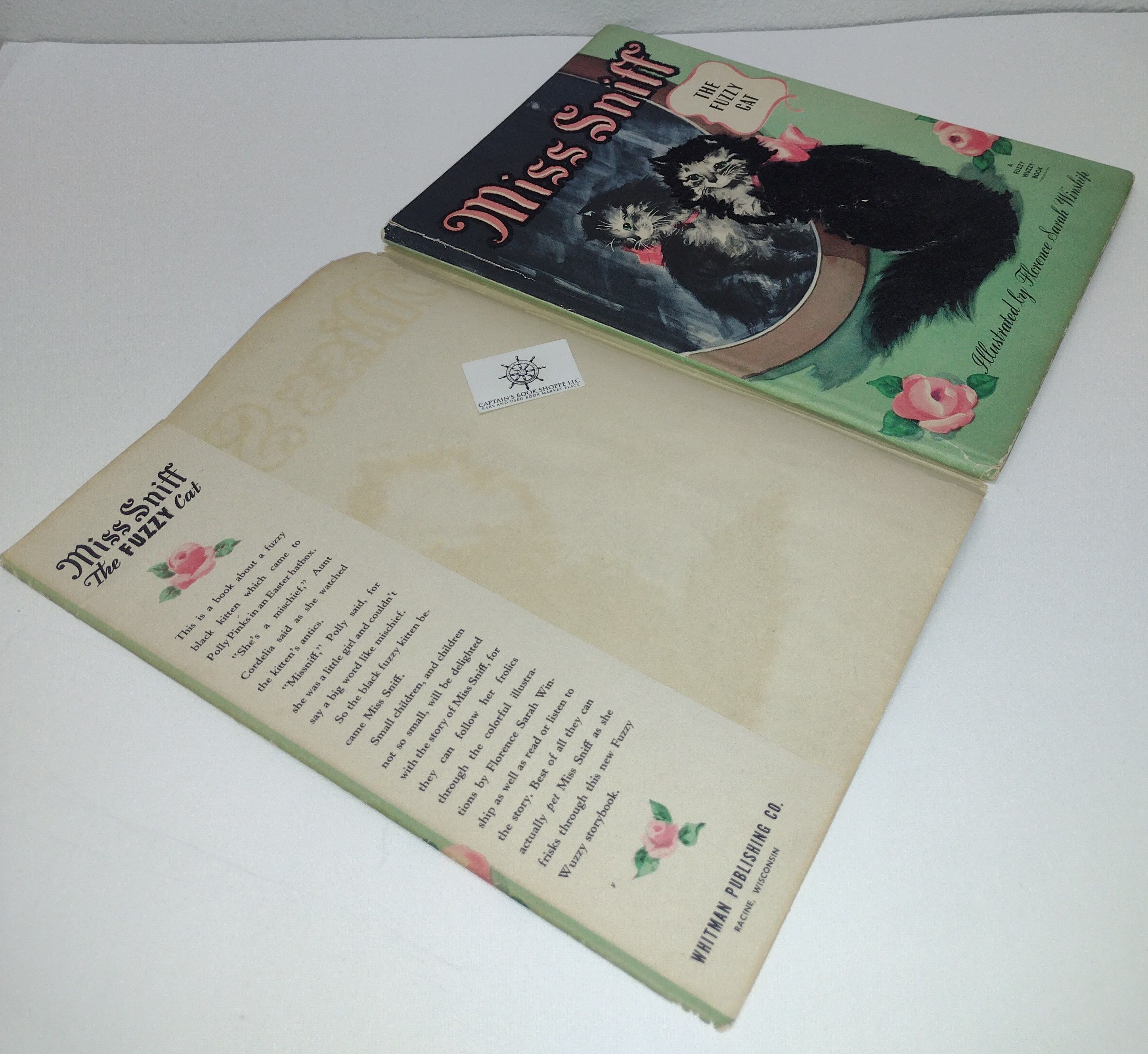 Miss Sniff The Fuzzy Cat by Jane Curry | Hardcover | 1945 | Whitman ...