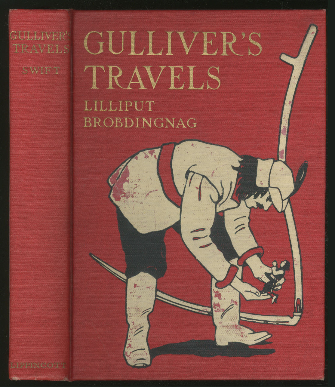 Gullivers Travels Book Cover Jonathan Swift