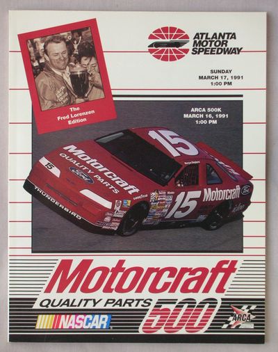 1991 Motorcraft Quality Parts 500 Program Guide by Atlanta Motor ...
