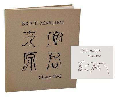Brice Marden: Chinese Work (Signed First Edition) by MARDEN, Brice and ...