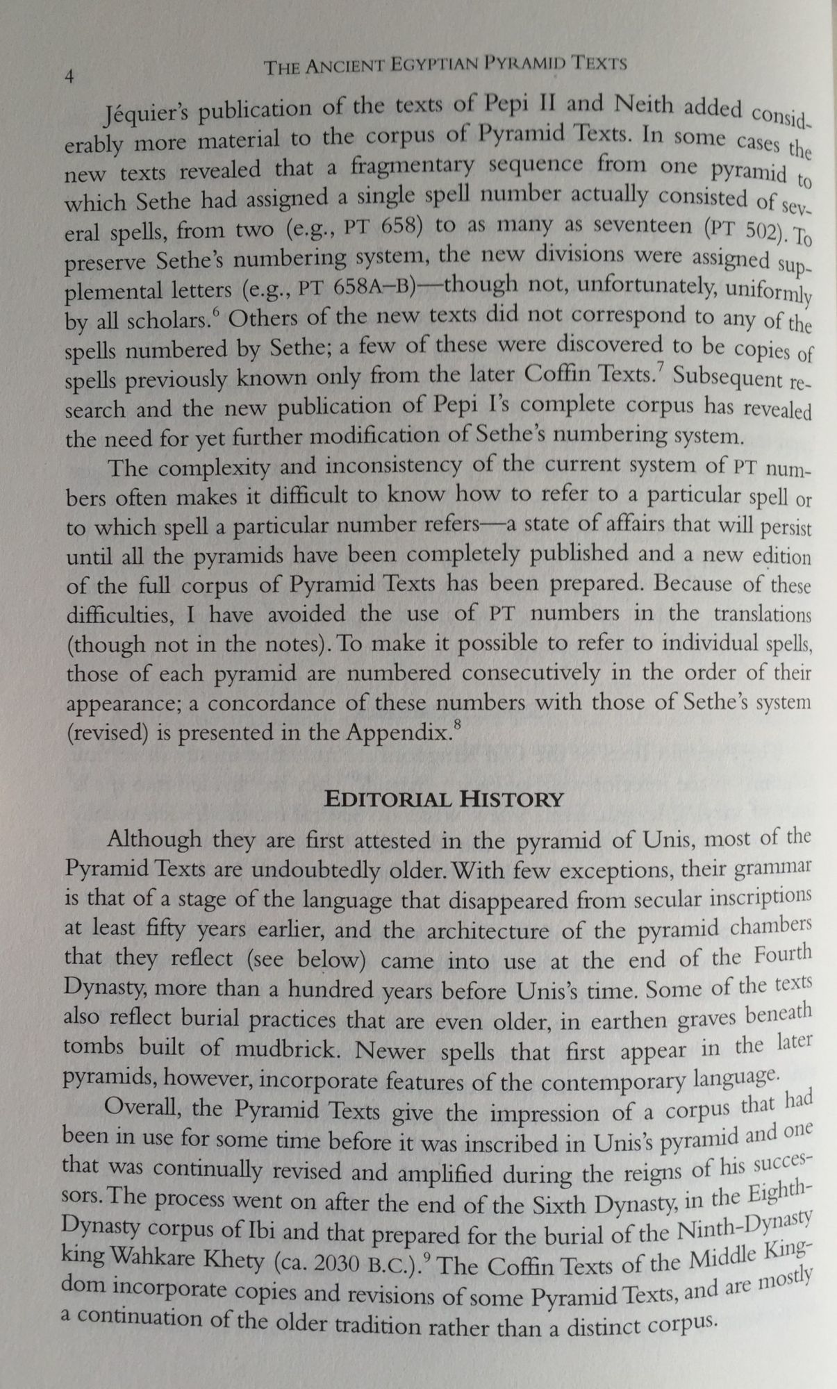 The Ancient Egyptian Pyramid Texts. Translated with an introduction and ...