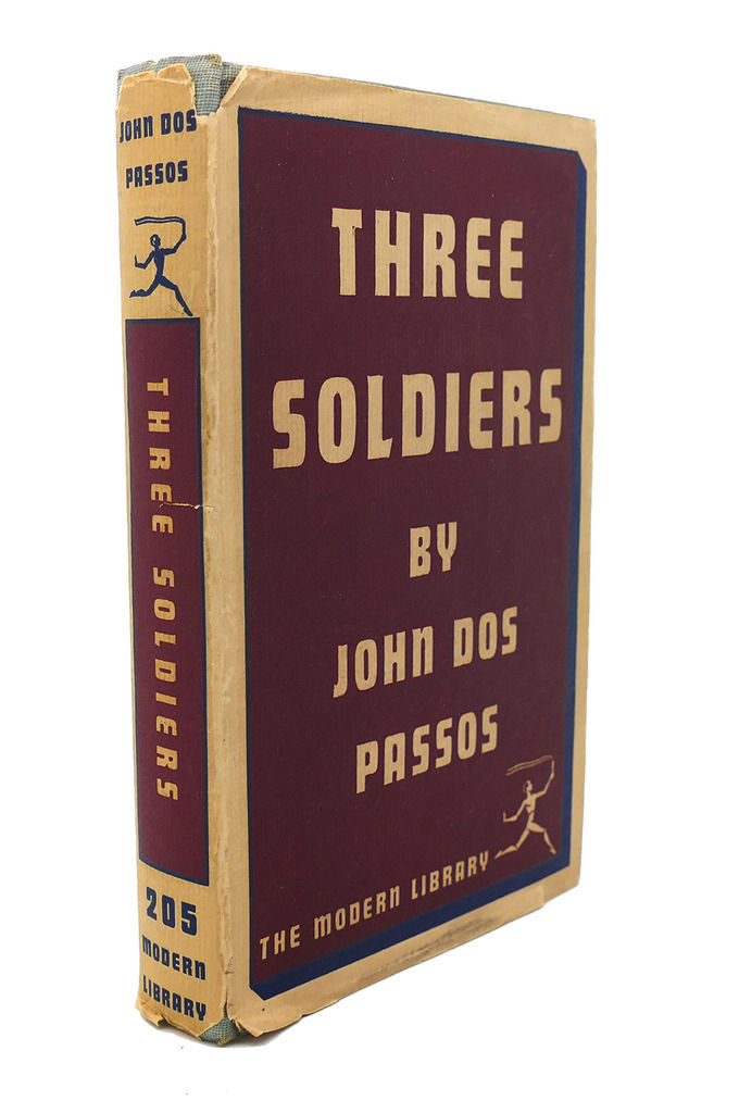 THREE SOLDIERS by John Dos Passos | Hardcover | 1932 | Modern Library ...