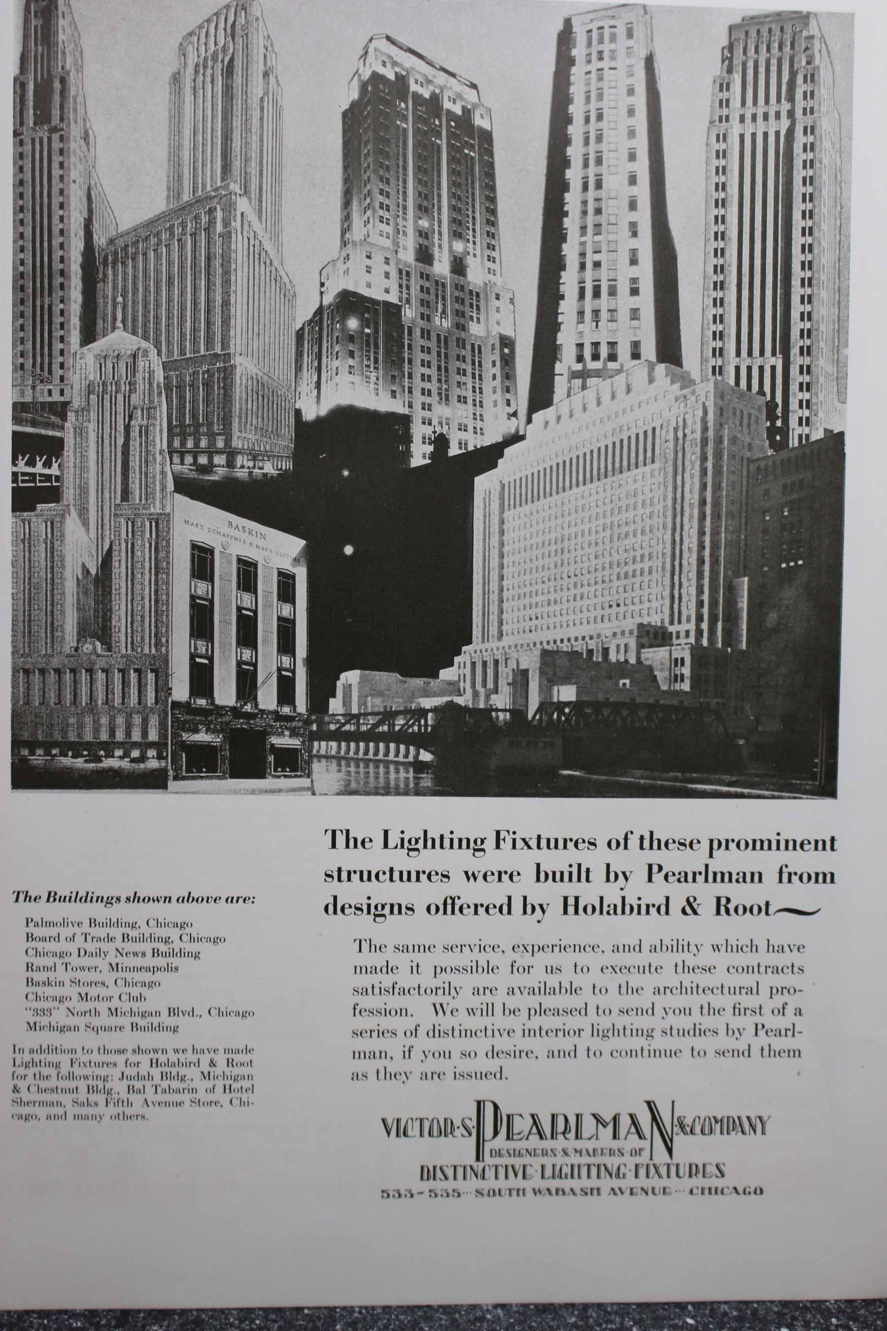 Chicago Palmolive Building Facade Detail