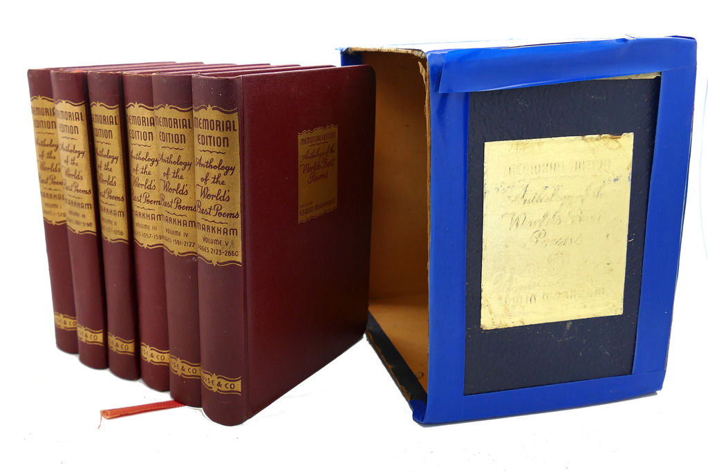 ANTHOLOGY OF THE WORLD'S BEST POEMS by Edwin Markham | Softcover | 1953 ...