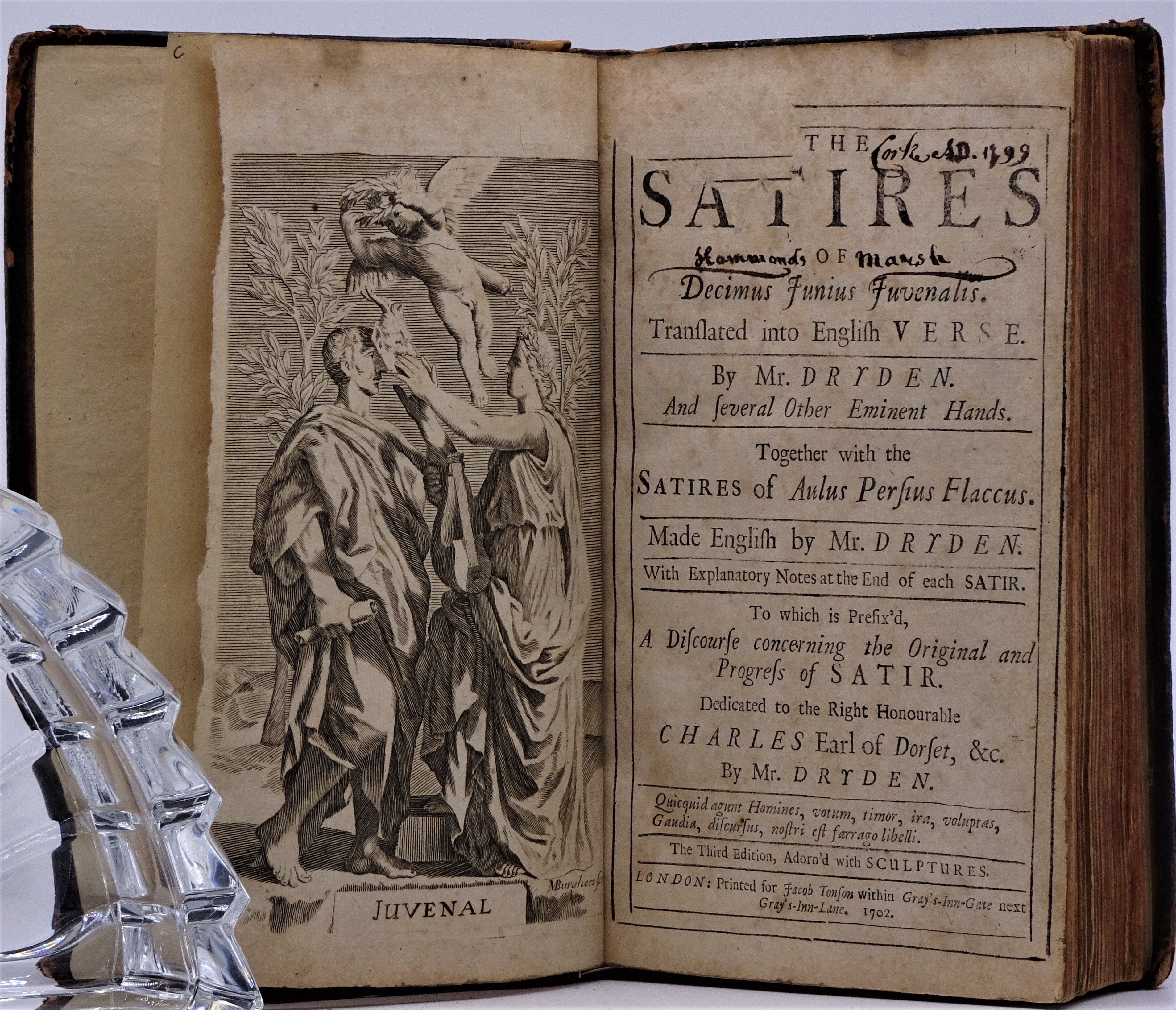 The Satires of Decimus Junius Juvenalis. Together with the Satires of ...