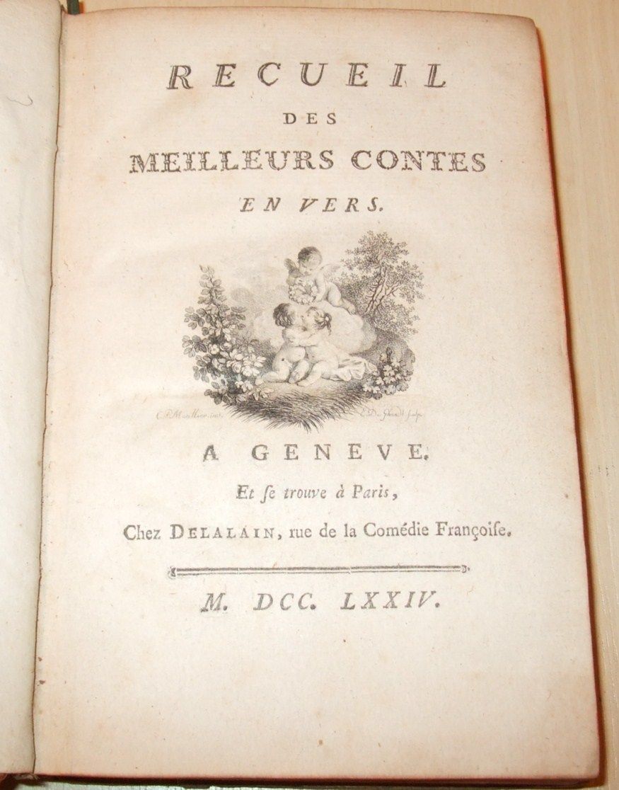 Recueil des meilleurs contes en Vers by Recueil - Hardcover - 1774 ...
