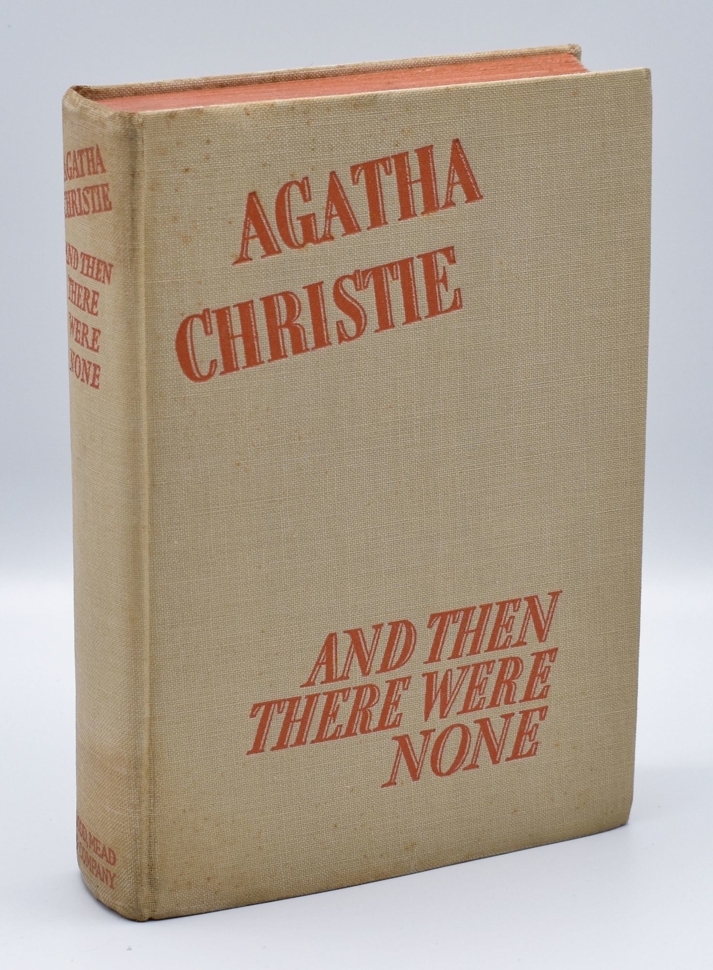 AND THEN THERE WERE NONE by Christie, Agatha | 1940 | Dodd Mead | Biblio