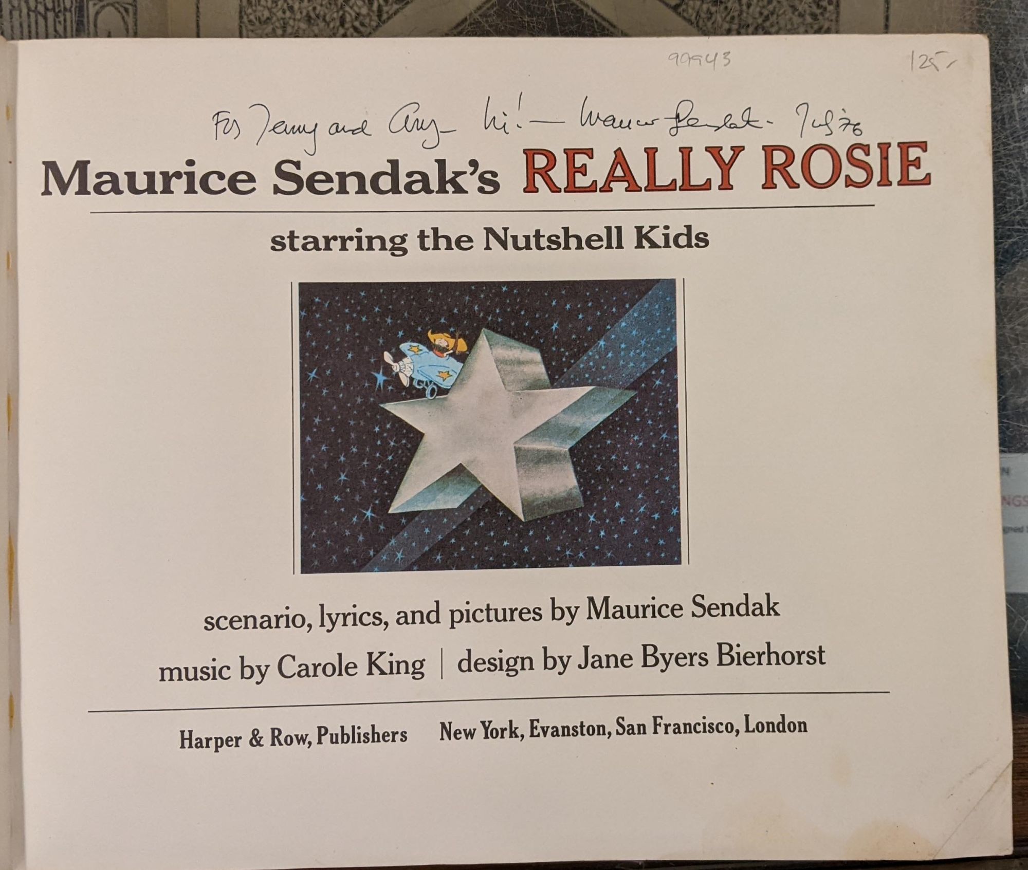 Maurice Sendak's Really Rosie, Starring the Nutshell Kids by Maurice ...