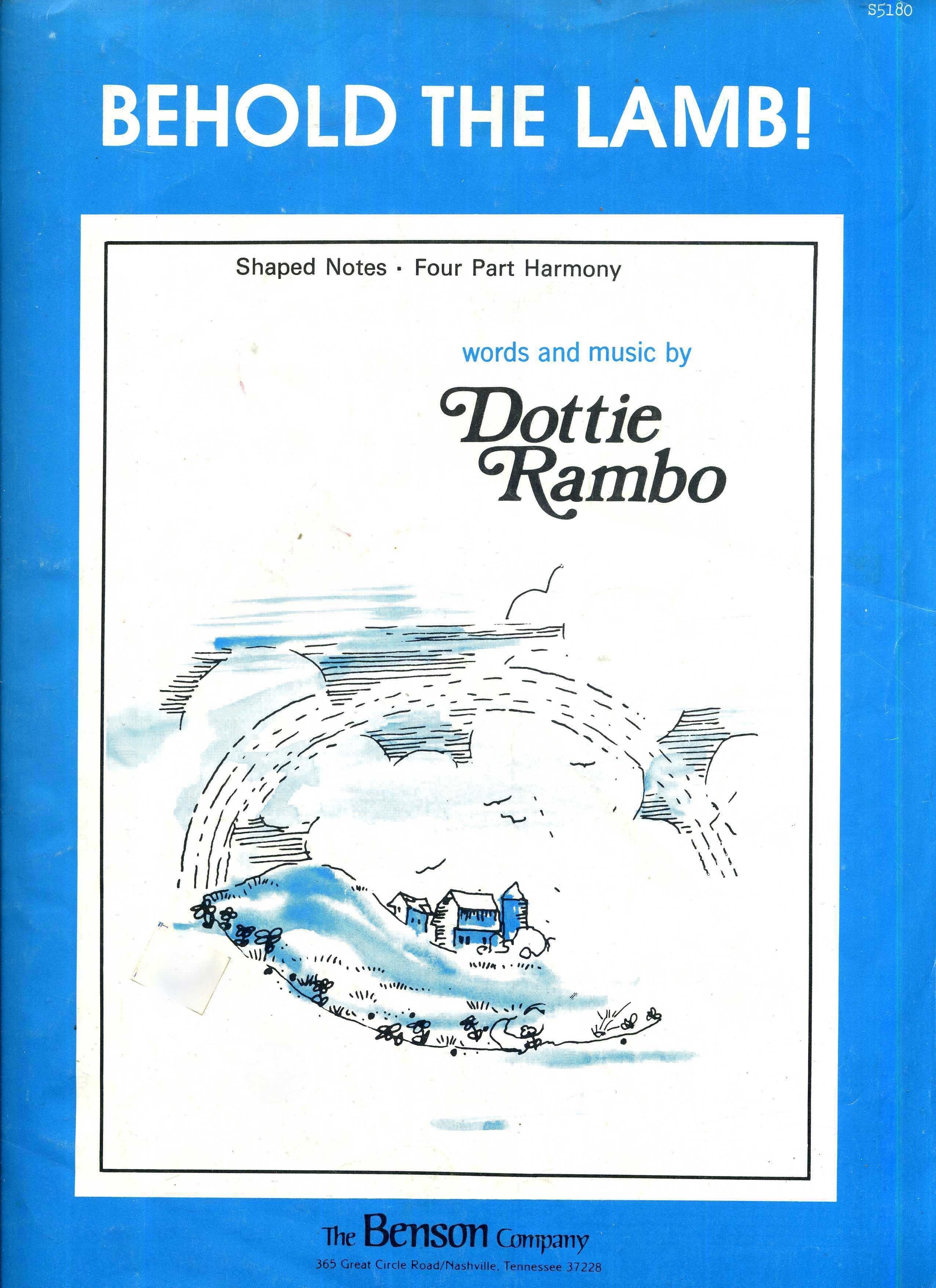 Dottie Rambo Behold The Lamb