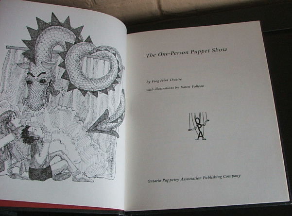 BIBLIO | The One-Person Puppet Show by Frog Print Theatre | Hardcover ...
