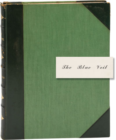 The Blue Veil (Original screenplay for the 1951 film, presentation copy ...