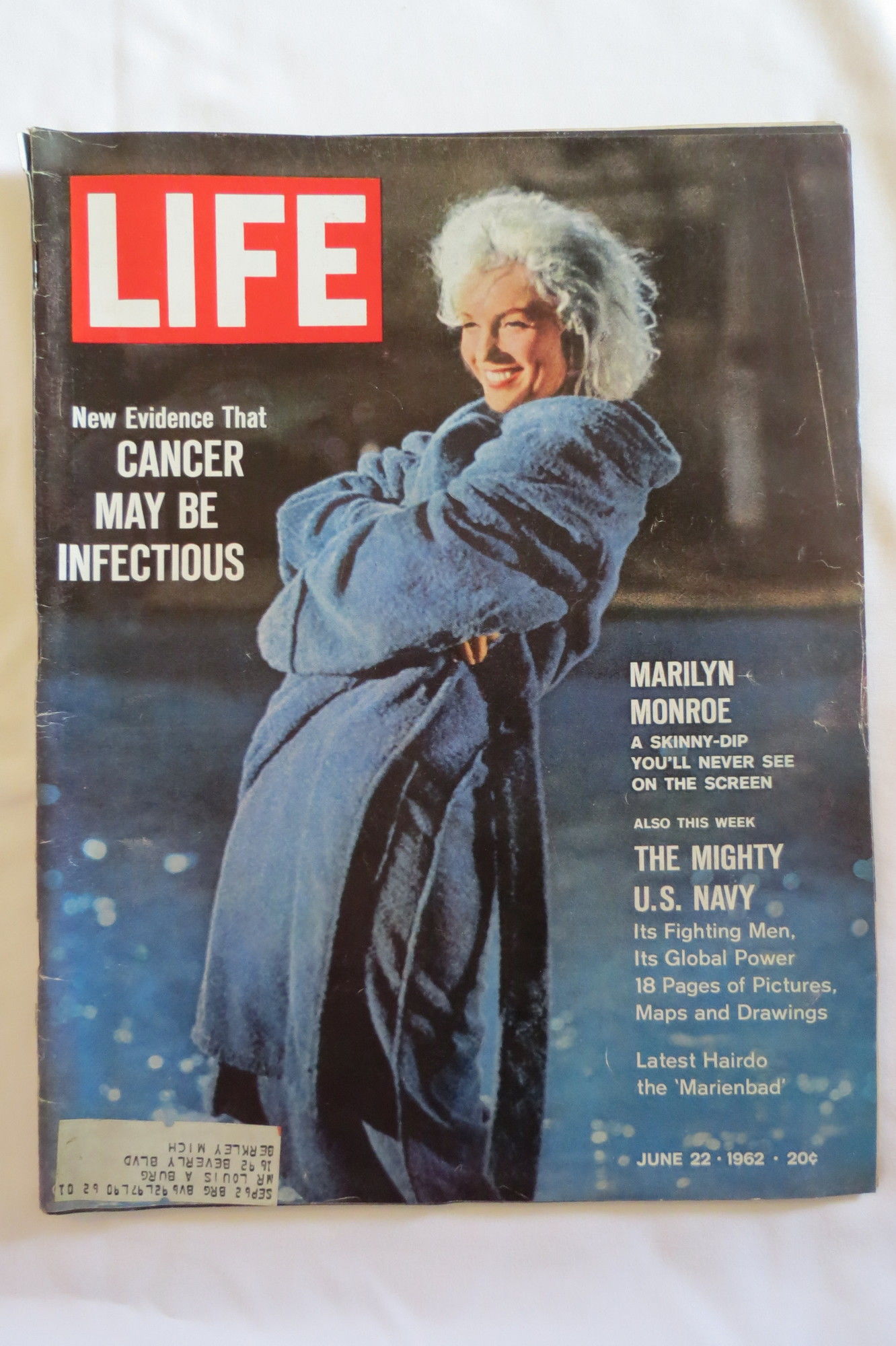 Marilyn Monroe Vogue Cover 1962