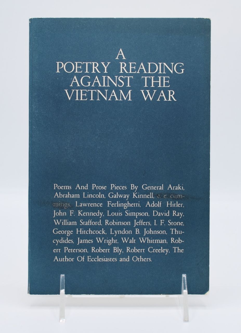 A POETRY READING AGAINST THE VIETNAM WAR; [Together with prospectus ...