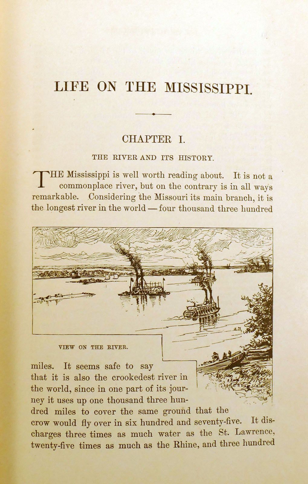 LIFE ON THE MISSISSIPPI by Mark Twain | Hardcover | 1883 | James R ...