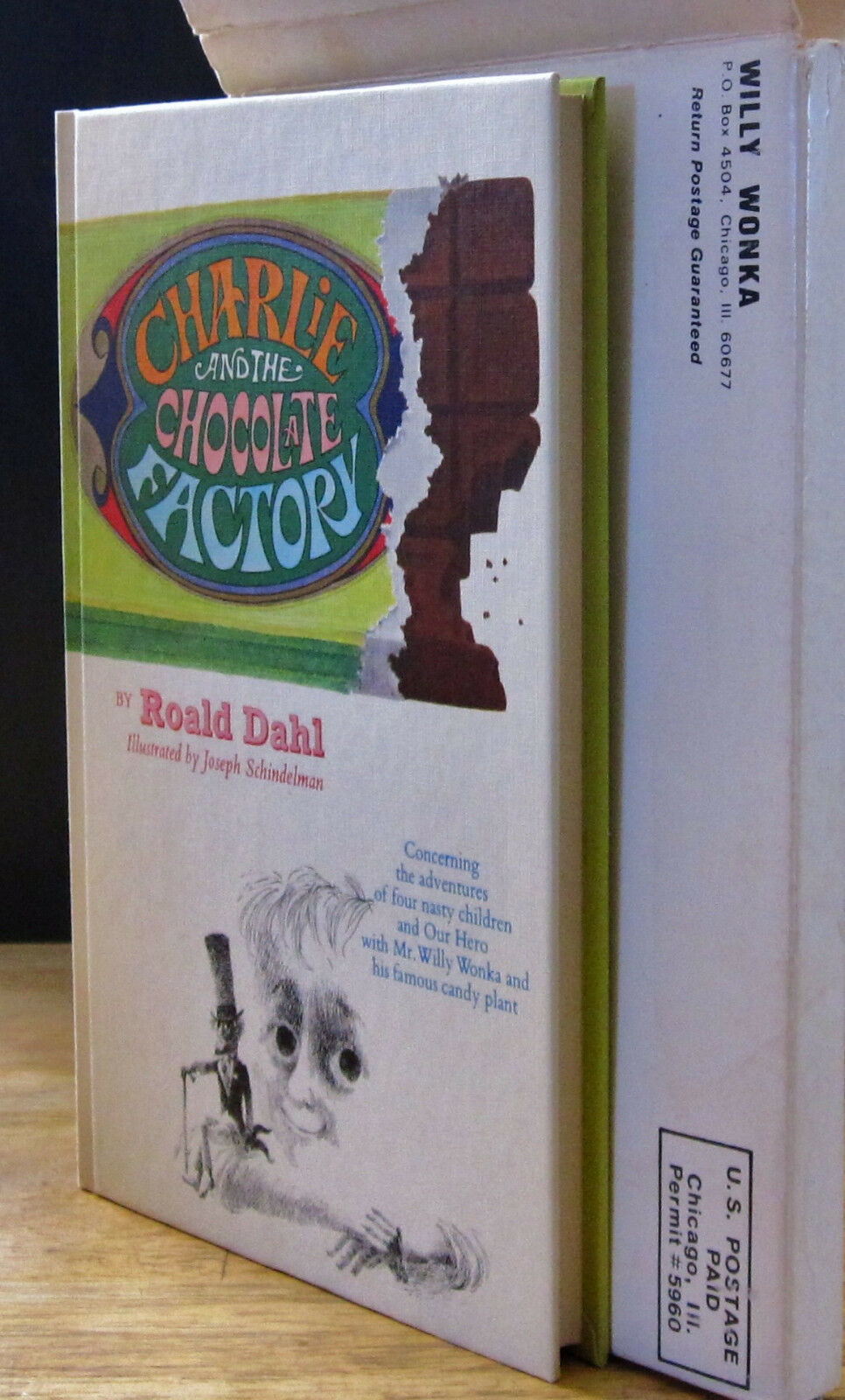 Charlie And The Chocolate Factory Book Cover First Edition