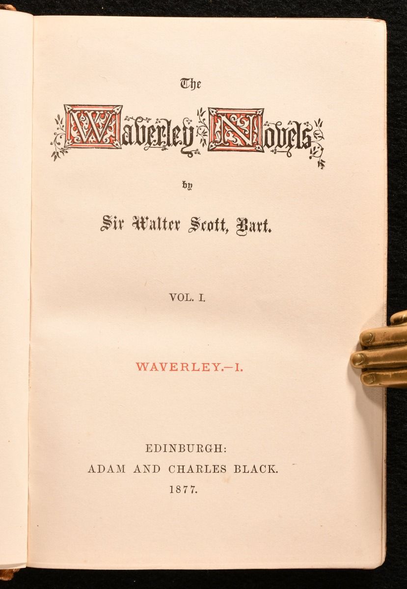 Waverley Novels by Sir Walter Scott | Leather | 1877-1879 | Adam and ...