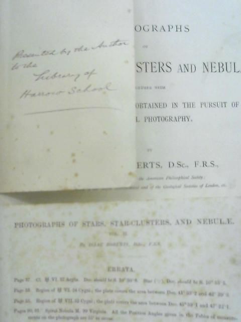 Photographs of Stars, Star-Clusters and Nebulae Volume II by isaac ...