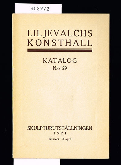 Skulpturutställningen 1921. 12 mars-3 april.
