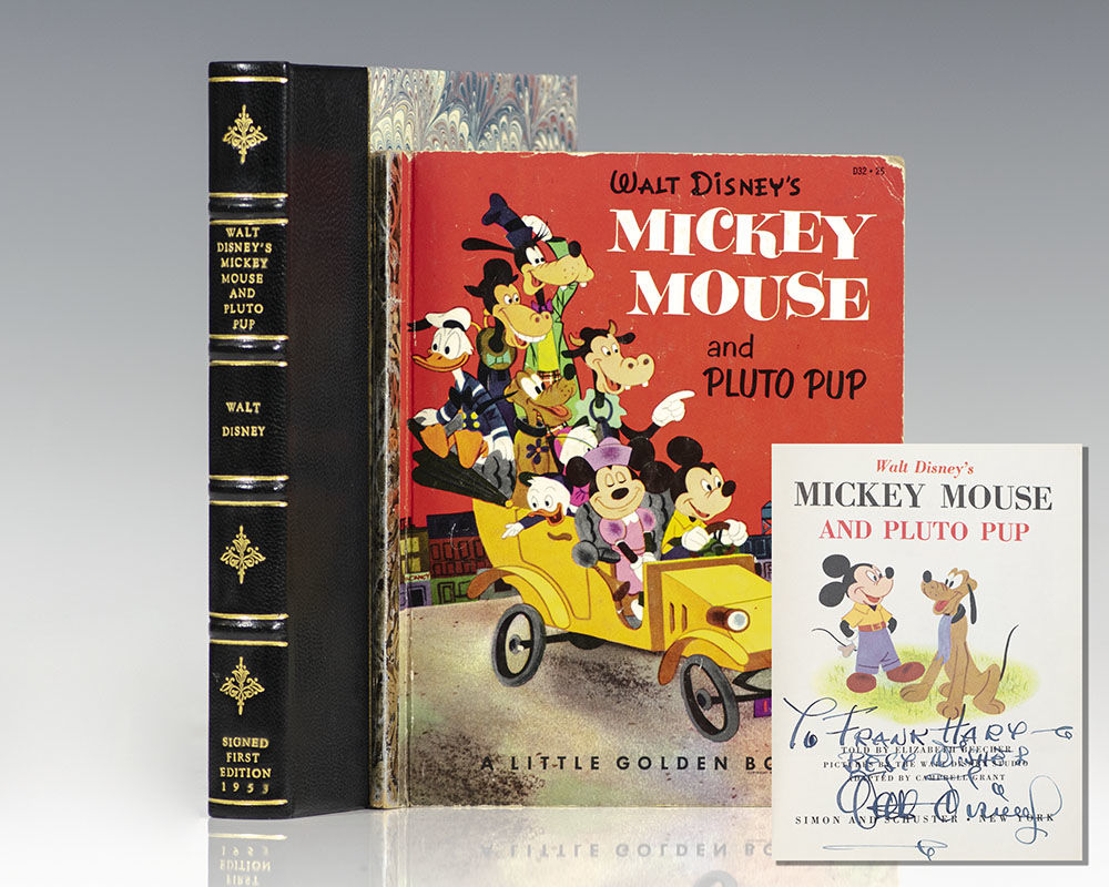 Walt Disney’s Mickey Mouse and Pluto Pup. by Disney, Walt. Beecher ...