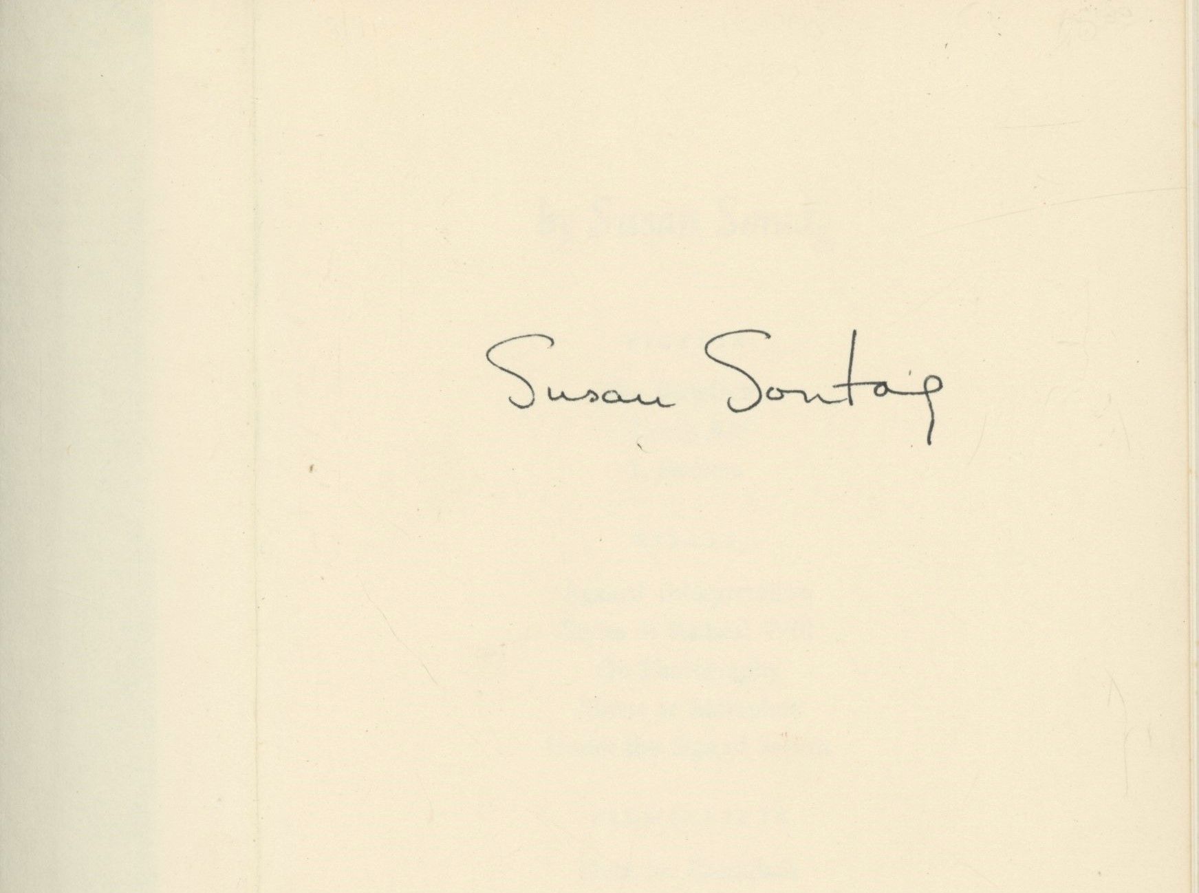 AIDS and Its Metaphors [SIGNED] by Sontag, Susan | Hardcover | 1989 ...