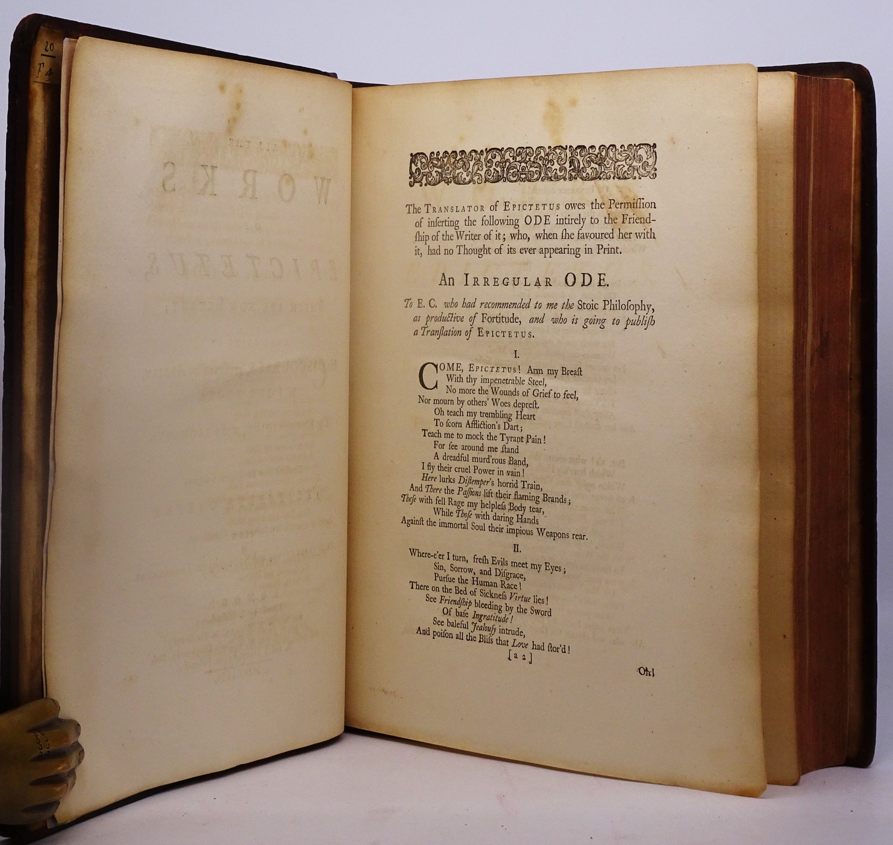 All the Works of Epictetus, Which are Now Extant; Consisting of His ...