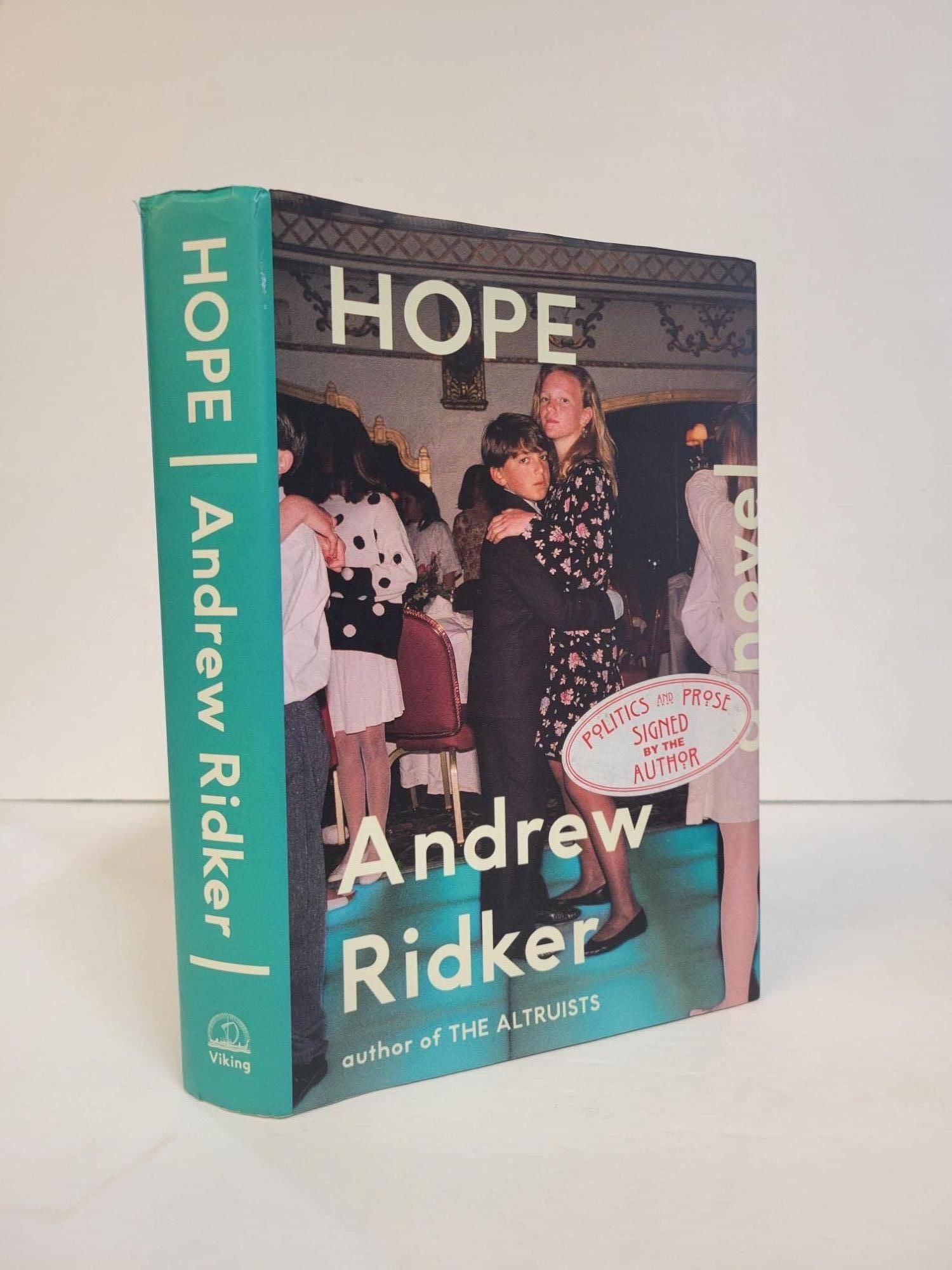 HOPE [Signed] by Ridker, Andrew | Search for Rare Books | ABAA