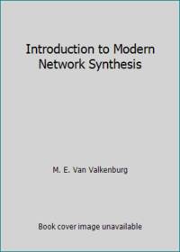introduction to modern network synthesis by van valkenburg m - Biblio.com