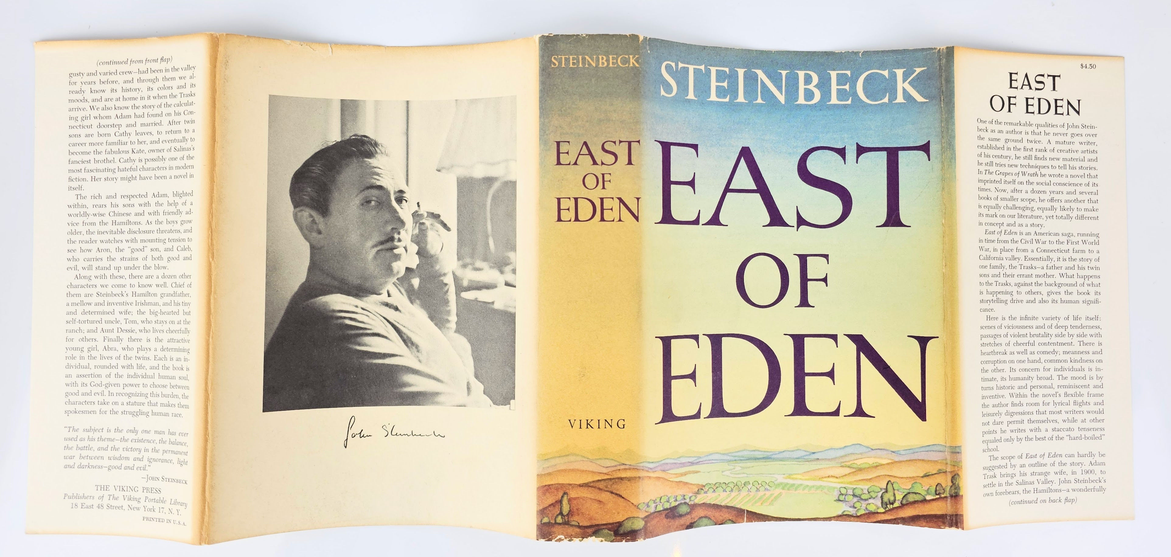 East of Eden by Steinbeck, John | 1952 | The Viking Press | Biblio