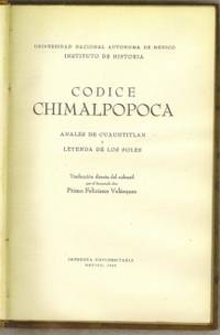 BIBLIO | Codice Chimalpopoca. anales de Cuauhtitlan y Leyenda de los ...