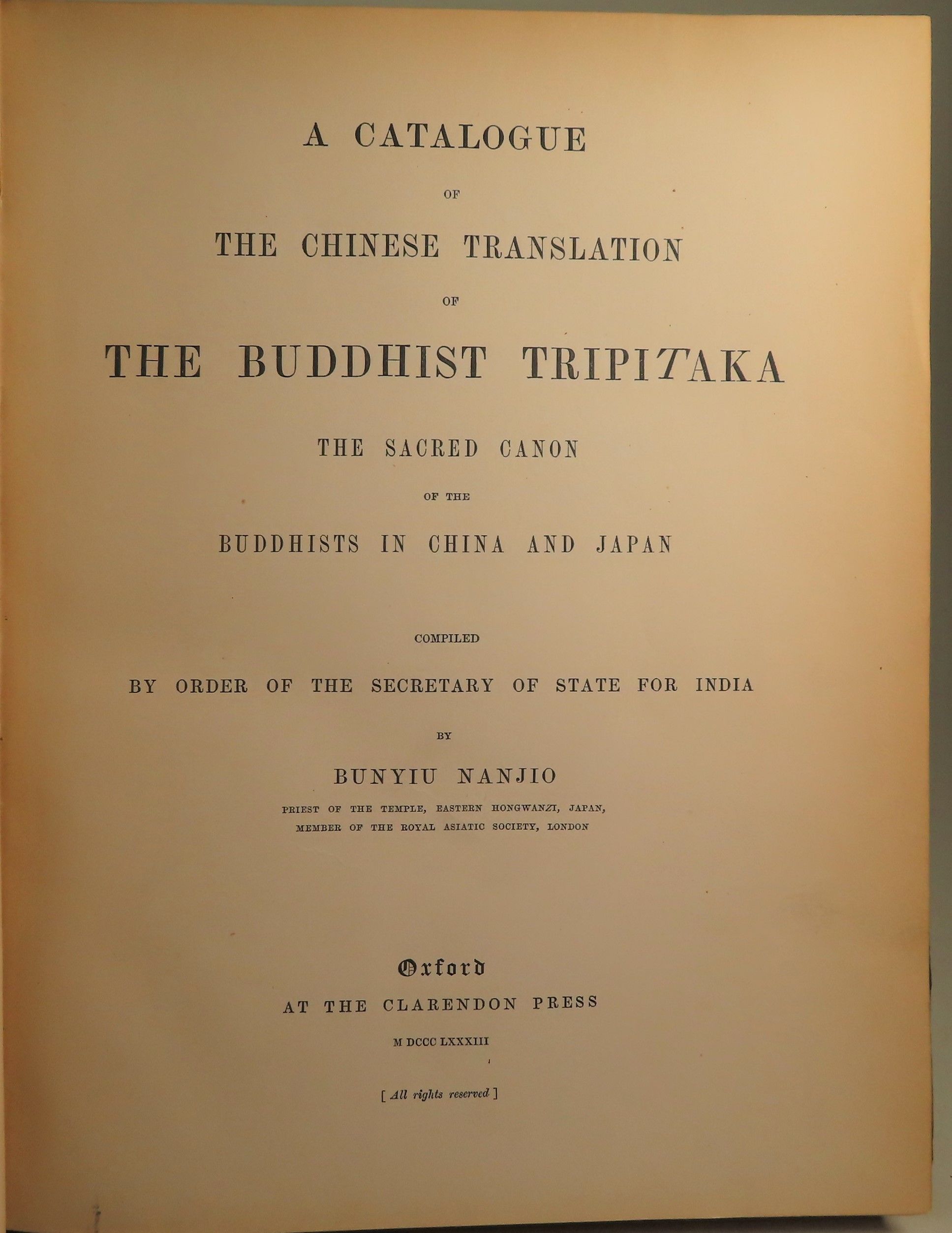 Buddhist Holy Book Tripitaka