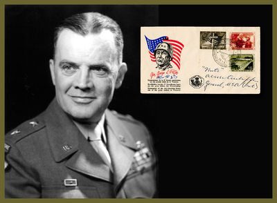 McAuliffe signs "Nuts" on a Belgian "George S. Patton Memorial" first ...