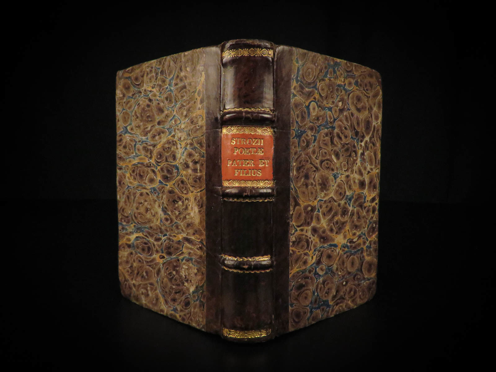 Strozii Poetae pater et filius by STROZZI, Tito & Ercole | Leather ...