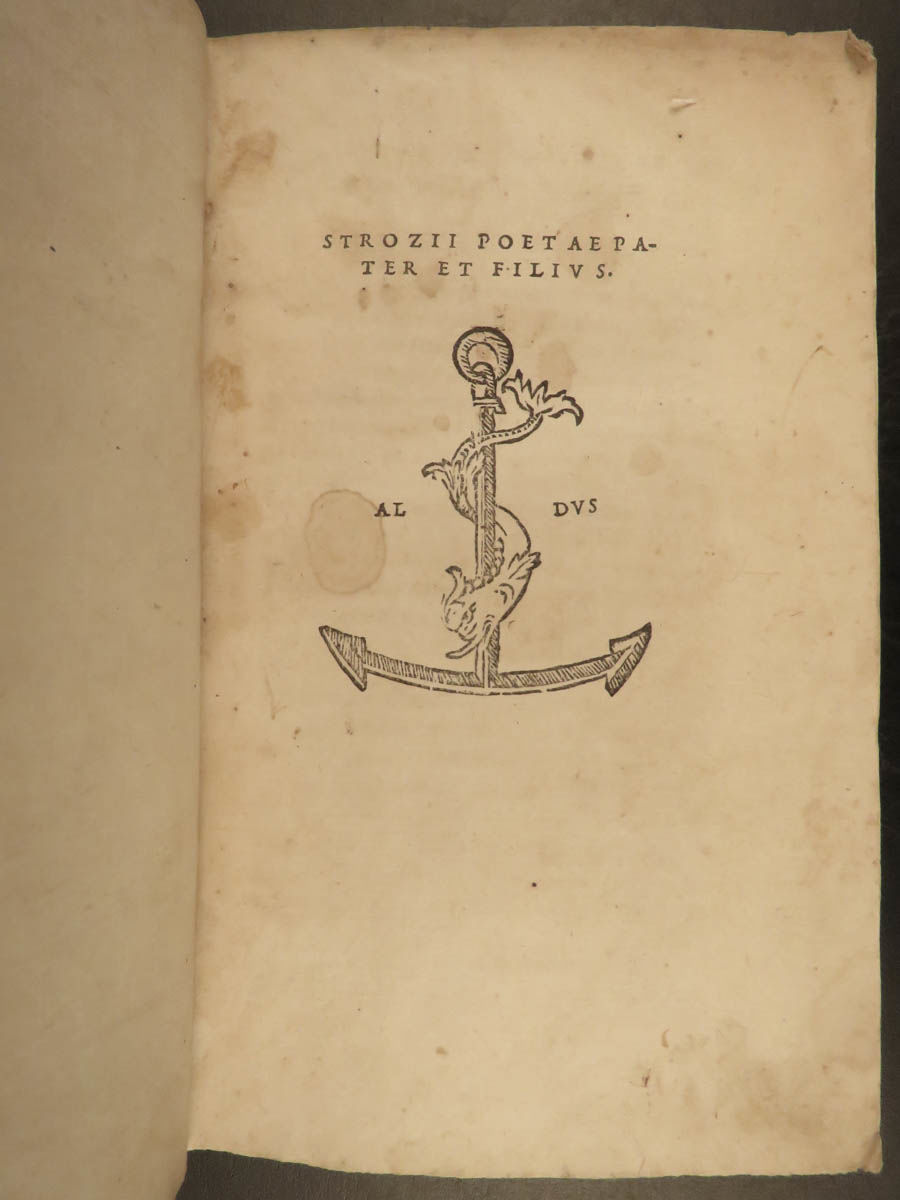 Strozii Poetae pater et filius by STROZZI, Tito & Ercole | Leather ...