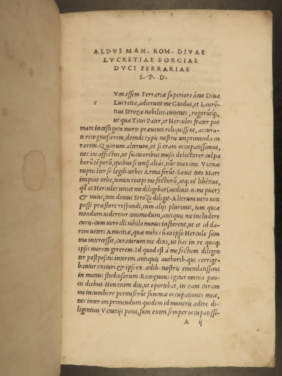 Strozii Poetae pater et filius by STROZZI, Tito & Ercole | Leather ...