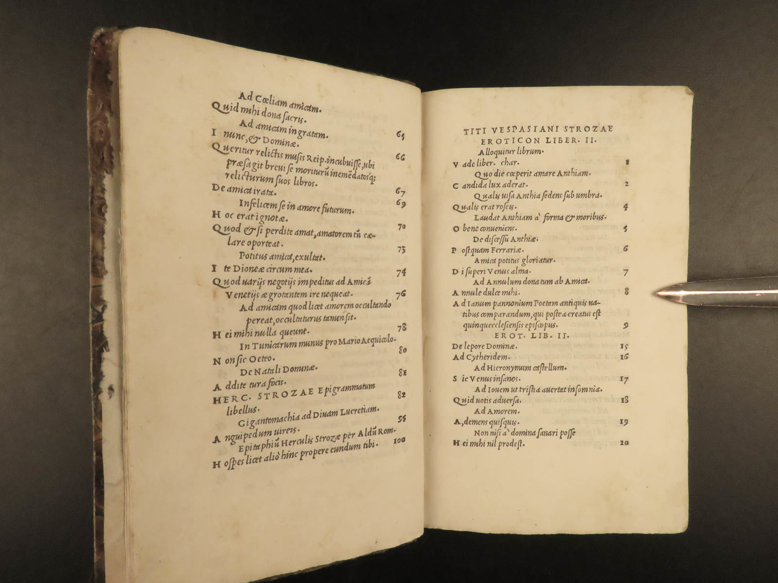 Strozii Poetae pater et filius by STROZZI, Tito & Ercole | Leather ...